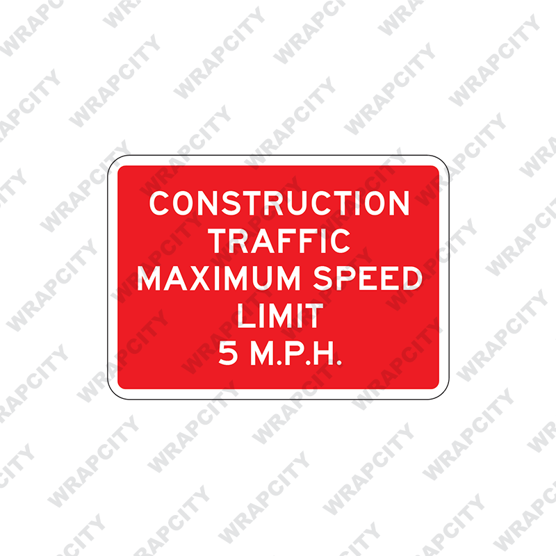 Construction Traffic Speed | Wrap City Jamaica Limited