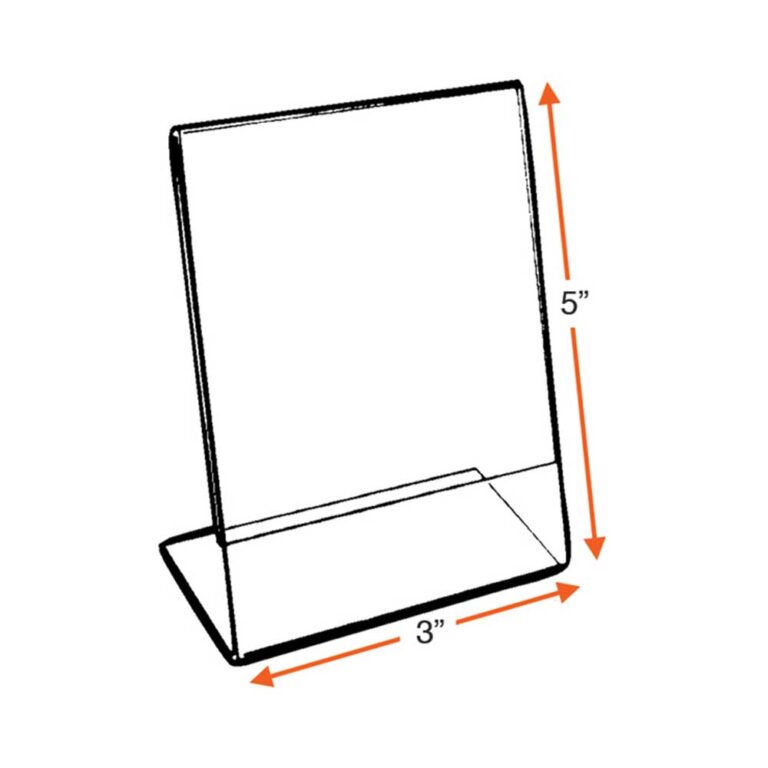 Angled Sign Holder - Wrap City Jamaica Limited