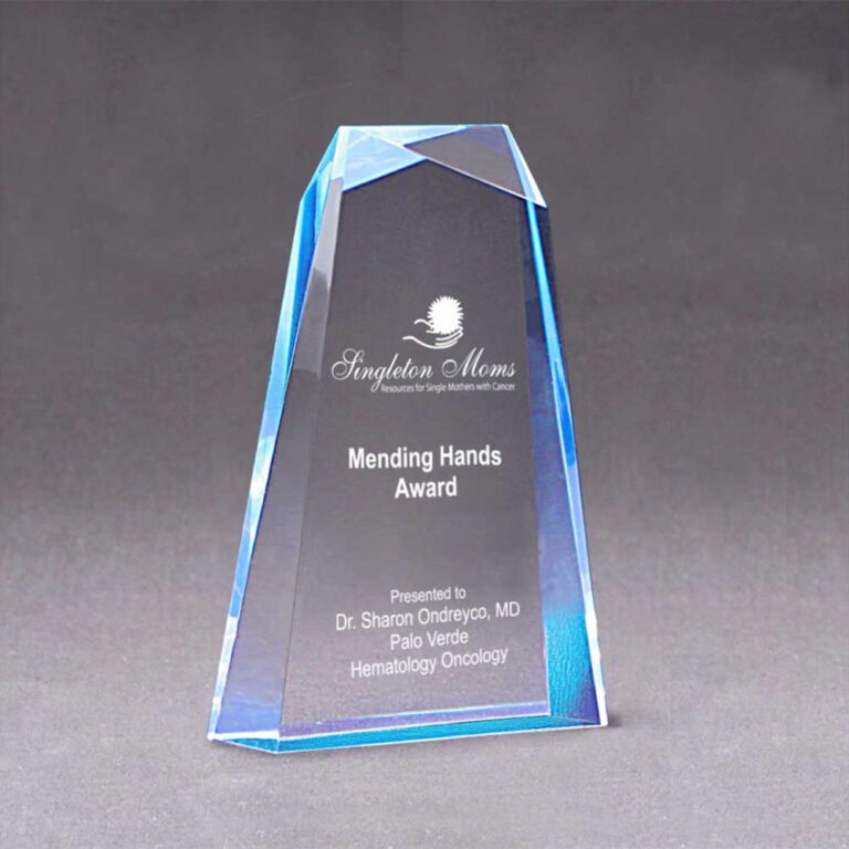 Acrylic Wedge Facet Award | Wrap City Jamaica Limited
